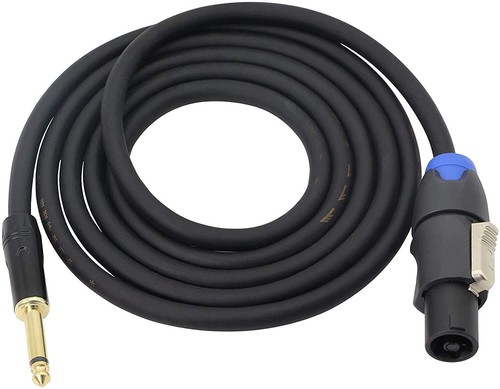 Câble haut-parleur Speakon vers mono 635 mm - Prise TS 635 mm vers ...