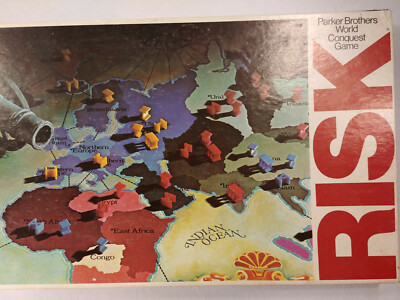 Vintage RISK 1980 Strategy Board Game No. 0044 Parker Brothers NEAR ...