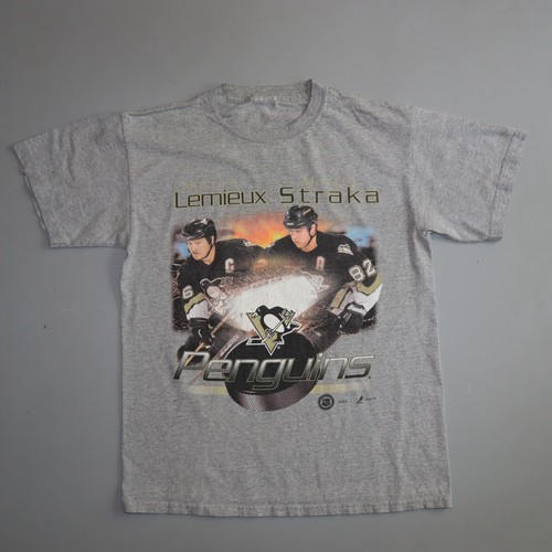 Vintage Mario Lemieux Martin Straka Pittsburgh Penguins Shirt Hockey ...