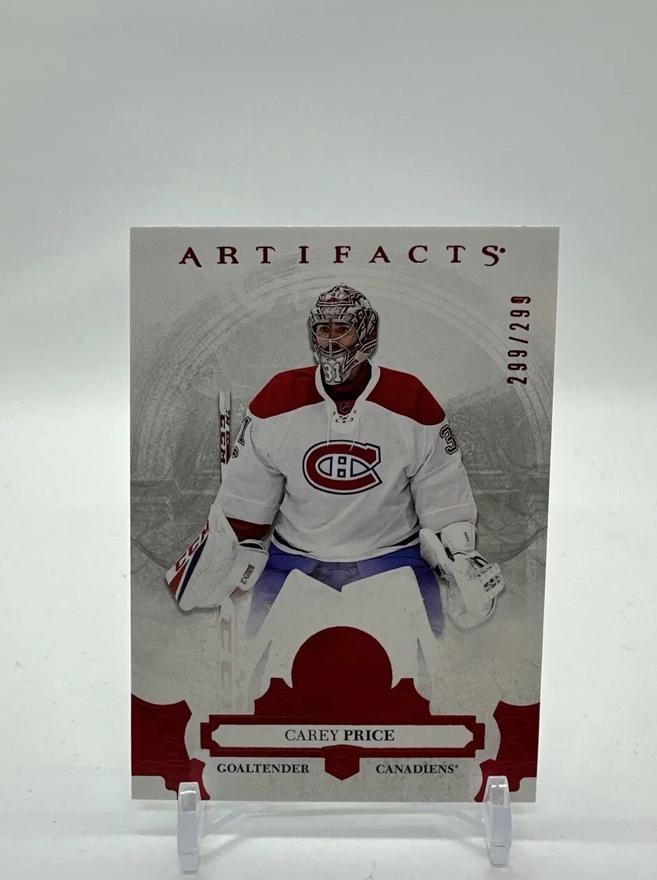 2017-18 Artifacts Ruby #72 Carey Price /299 Last Card 299 of 299! | eBay