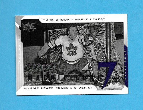 08-09 Upper Deck MVP MAGNIFICENT 7'S Card # M7-TB TURK BRODA TORONTO ...