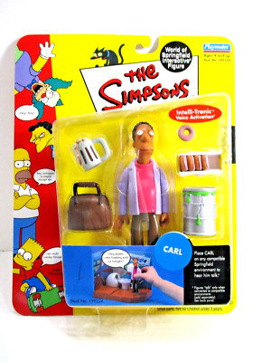 BOWLER CARL Simpsons World OF Springfield Action Figure New Playmates ...