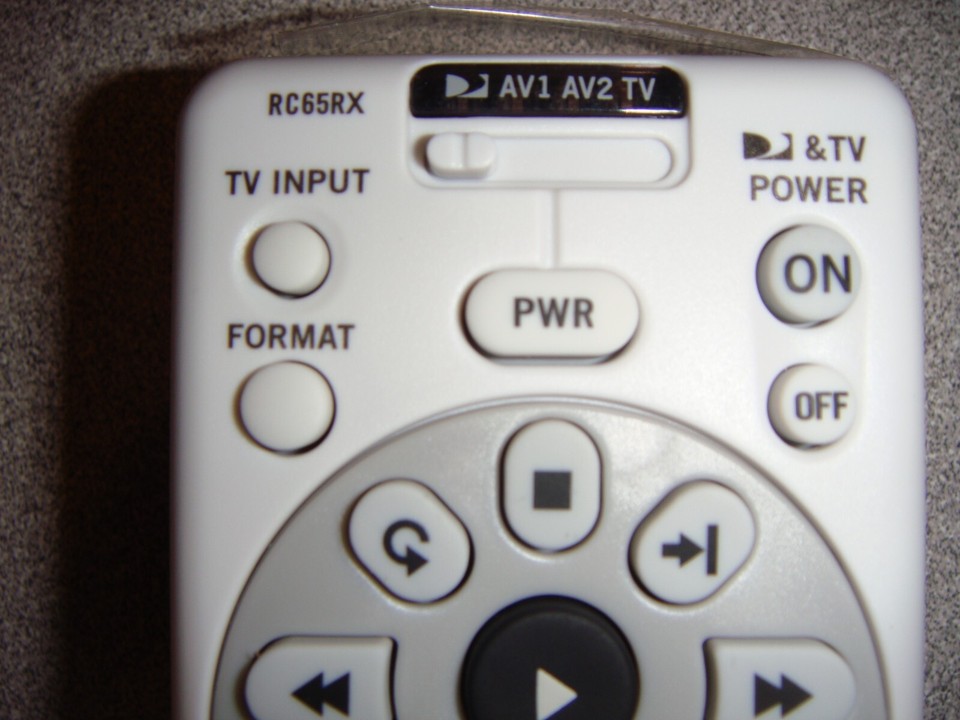 DIRECTV RC66RX / LOT OF 1 IR/RF UNIVERSAL REMOTE CONTROLS / BATTERIES ...