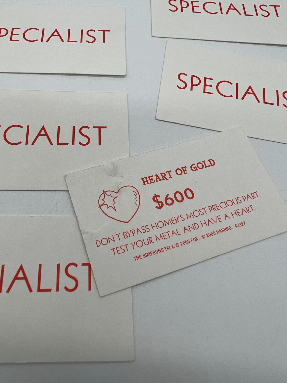 Operation The Simpsons Edition 2005 Board Game Replacement - Pick Your ...