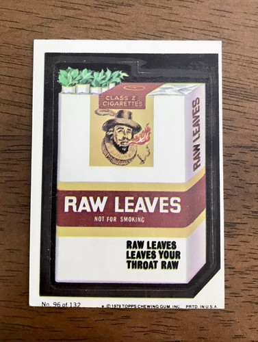 1979 Topps Wacky Packages RARE White Back Sticker No. 96 of 132 Raw ...