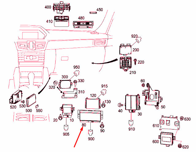 Mercedes-Benz E W212 Self-levelling Device Control Unit A2129006029 OEM ...