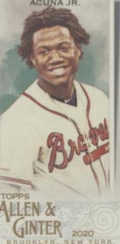 2020 Topps Allen & Ginter's - Ronald Acuña Jr. #88 Mini A&G Back for ...