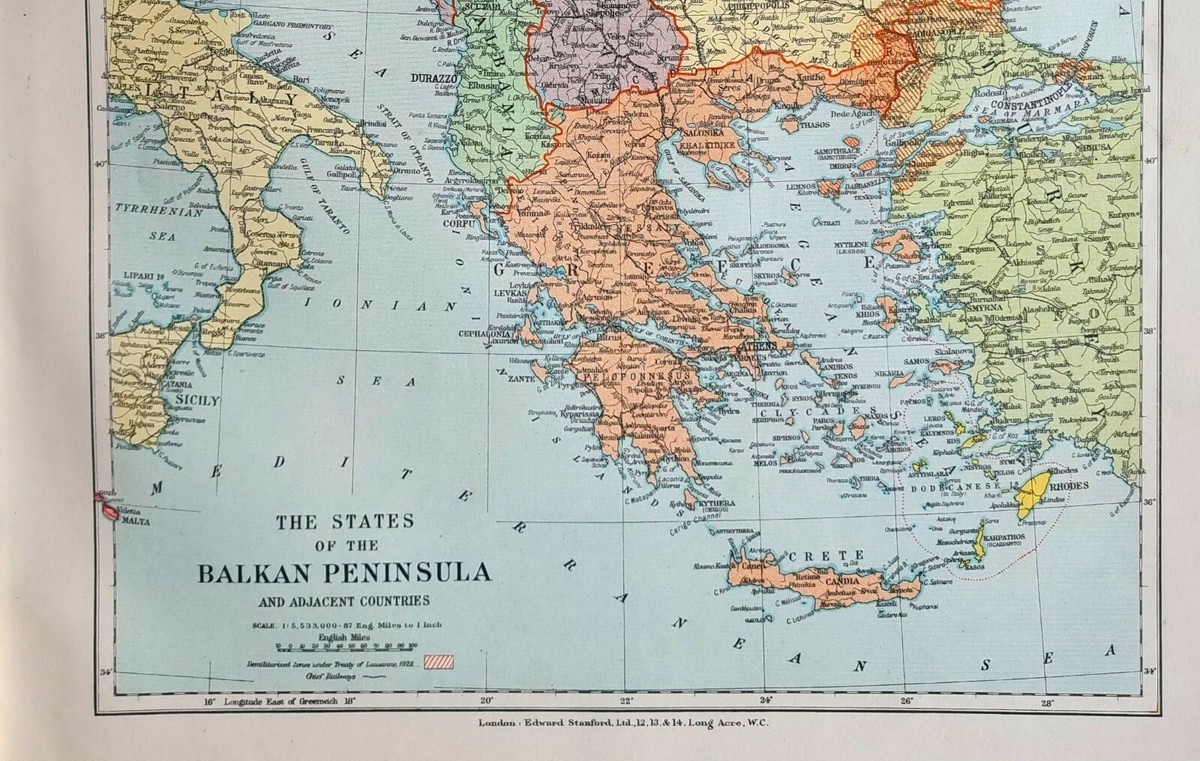 Balkan Peninsula On World Map
