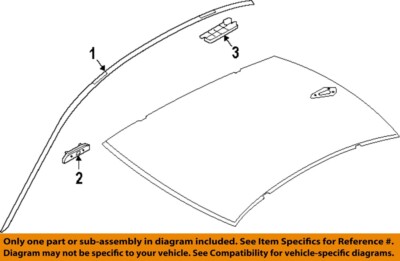 BMW OEM 16-23 530e xDrive Roof Exterior Trim-Roof Molding Clip ...