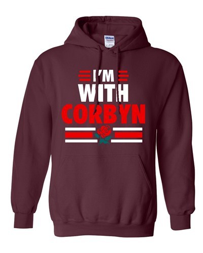I'm With Corbyn Politician Campaign Support DT Sweatshirt Hoodie | eBay