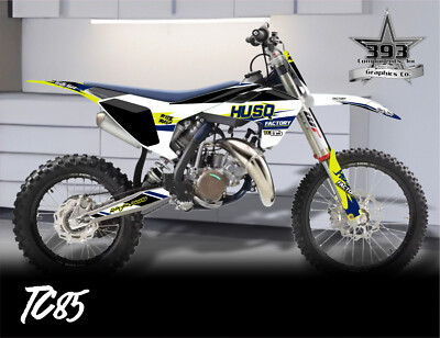 Husqvarna TC85 2018 - 2024 Graphics Kit Decal Sticker TC 85 Factory ...