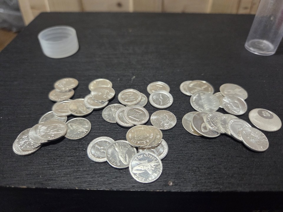 (40x) Pure .999 Fine Silver Premium Bullion Round GRAMS! - Mixed Lots ️ ...