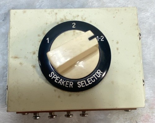 Vintage Realistic Stereo Speaker Selector Switch - Radio Shack item no ...