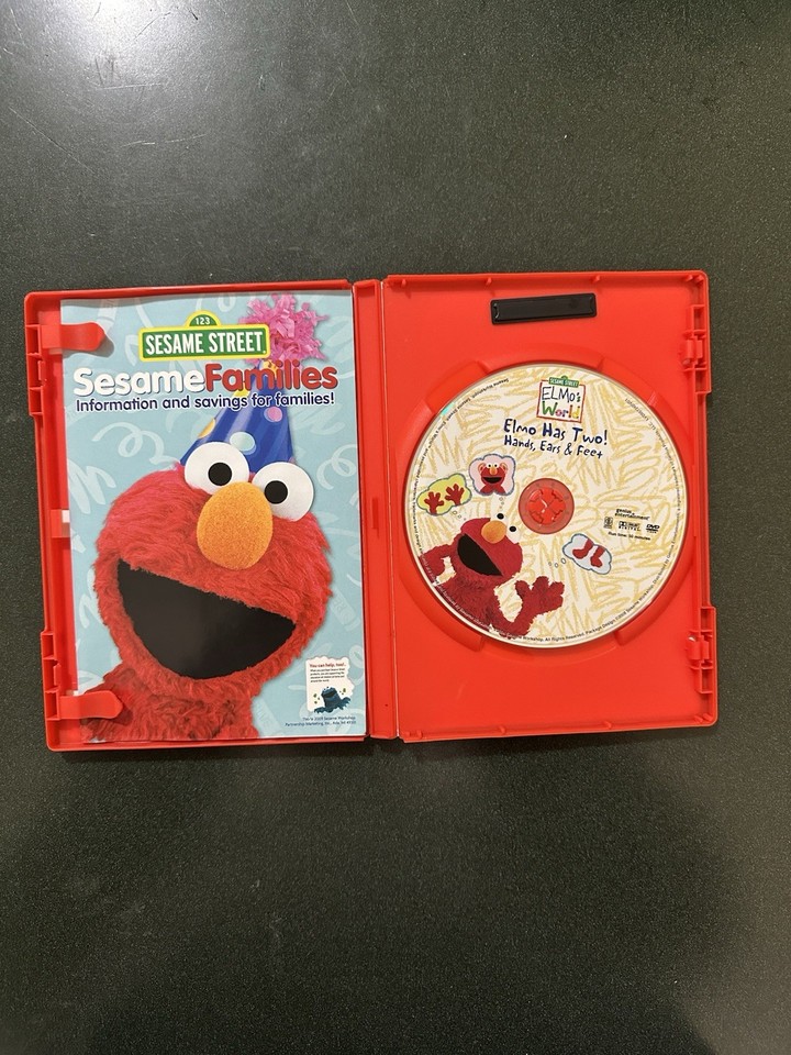 Elmo's World: Elmo Has Two! Hands, Ears & Feet (DVD) CIB *Like New ...