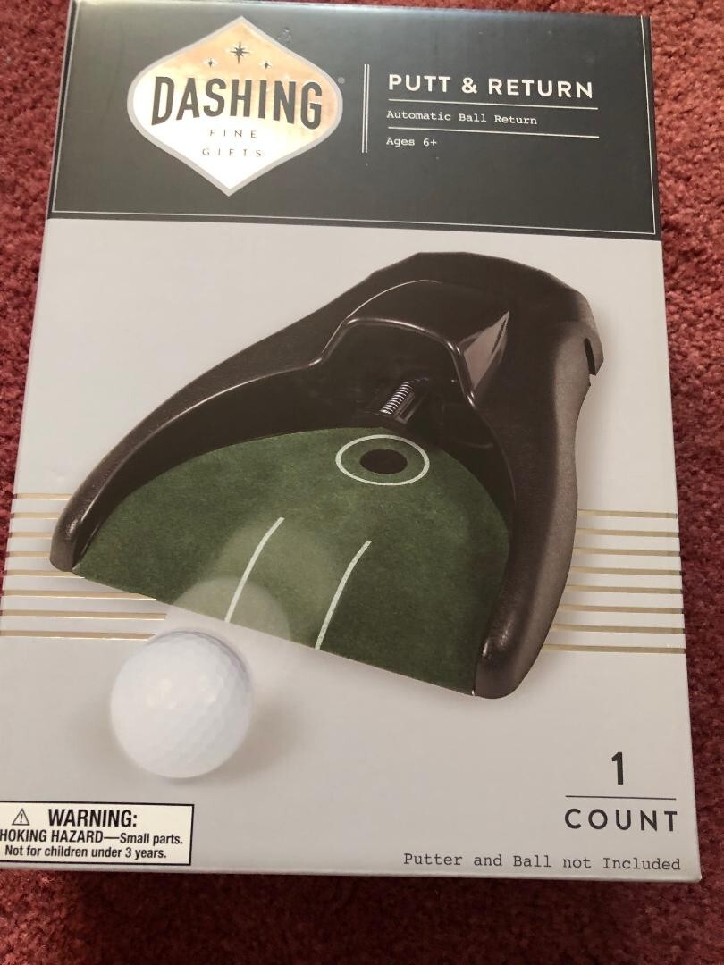 PUTT AND RETURN AUTOMATIC BALL RETURN AGES 6+, NEW. | eBay