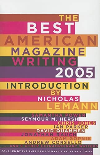 The American Society of Magazine Edi The Best American Magazine Writing ...
