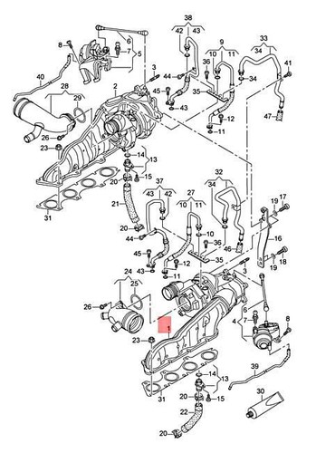 Genuine AUDI A8 S8 quattro 4HC Exhaust Gas Turbocharger Water-Cooled ...