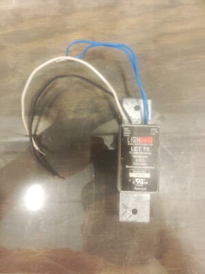 LIGHTECH LET 75-24-R 75 W DCUM Dimmable Electronic Transformer 24V ...