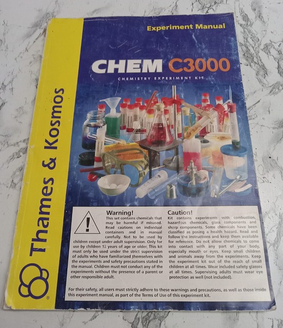 Thames & Kosmos Chem C3000 Chemistry Experiment Science Kit for sale ...