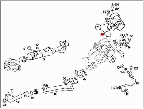 Genuine MERCEDES Sealing ring 0259973448 | eBay