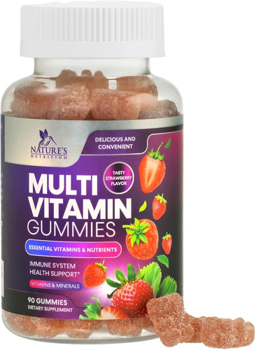 Multivitamin Gummies for Adults Extra Strength - Natural Complete Daily ...