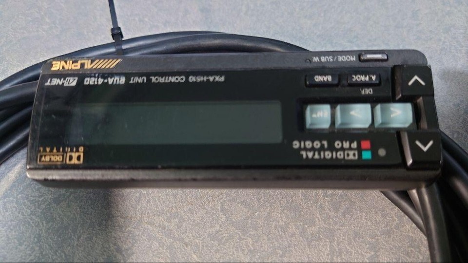 Alpine PXA-H510 Car Audio Uni RUA-4120 Sound Processor Control Working ...