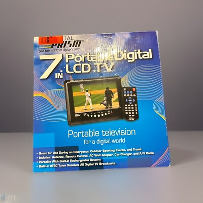 Complete Working Digital Prism ATSC-710 7" 480i EDTV-Ready LCD ...