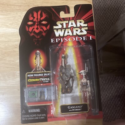 Hasbro Star Wars Episode I GASGANO with Pit Droid, New, See Pics ...