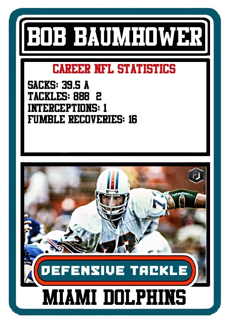 Bob Baumhower Dolphins