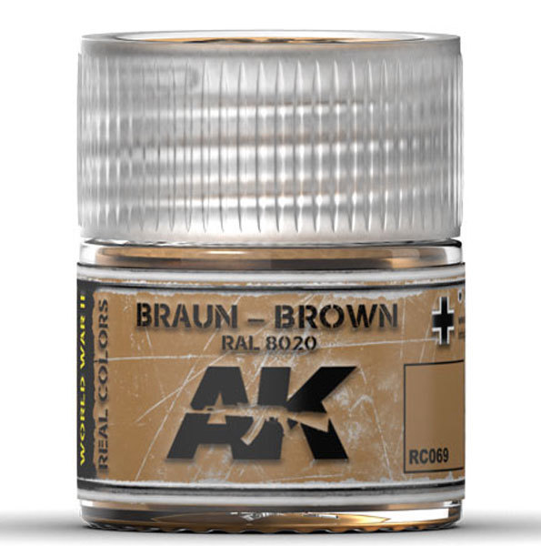 AK Interactive Real Colors Brown RAL 8020 Acrylic Lacquer Paint 10ml # ...