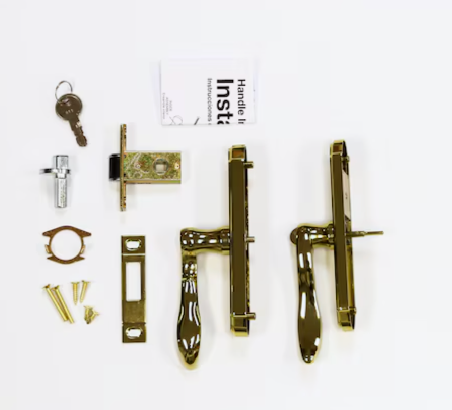 Larson Storm Door Latch Mortise CH3020701 Handle Lock Brass/Gold ...