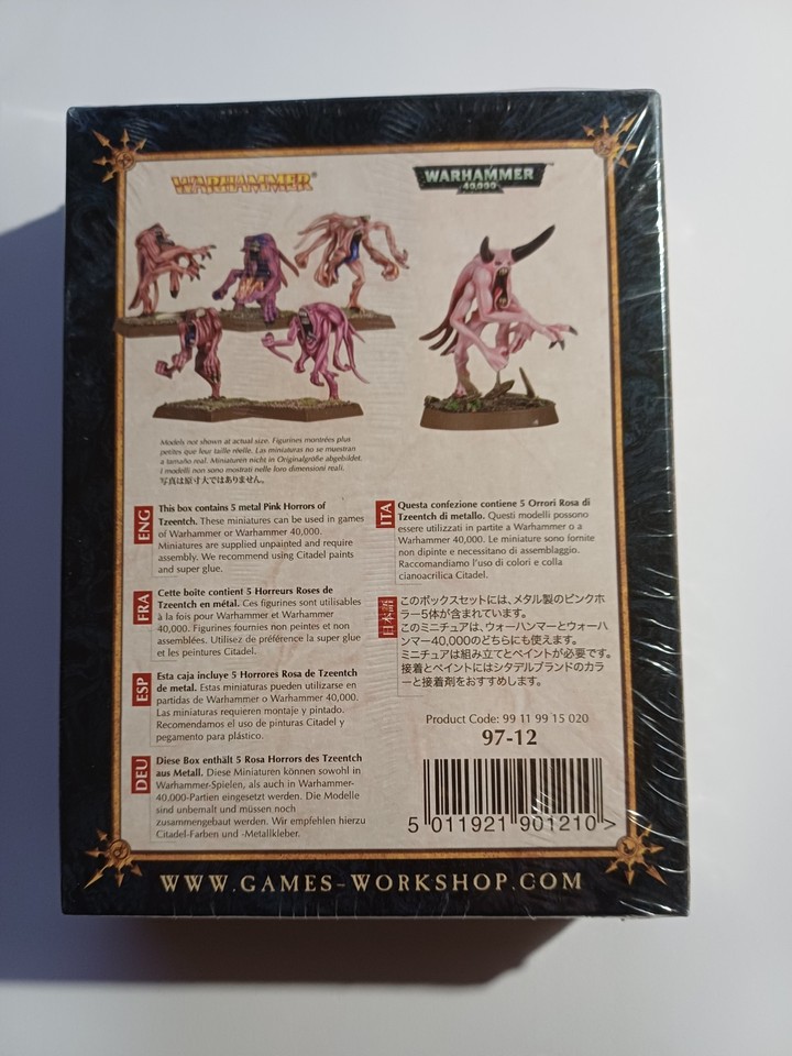 Warhammer 40k Pink Horrors of Tzeentch Metal Fantasy WFB chaos OOP ...