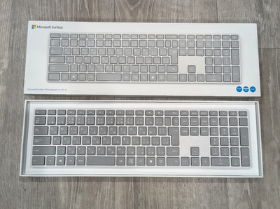 Microsoft Surface Wireless Keyboard Silver English QWERTY and Japanese ...
