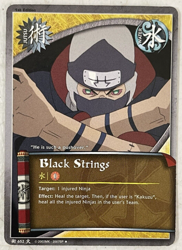 Naruto CCG - Black Strings - #652 - 1st Edition - Uncommon | eBay