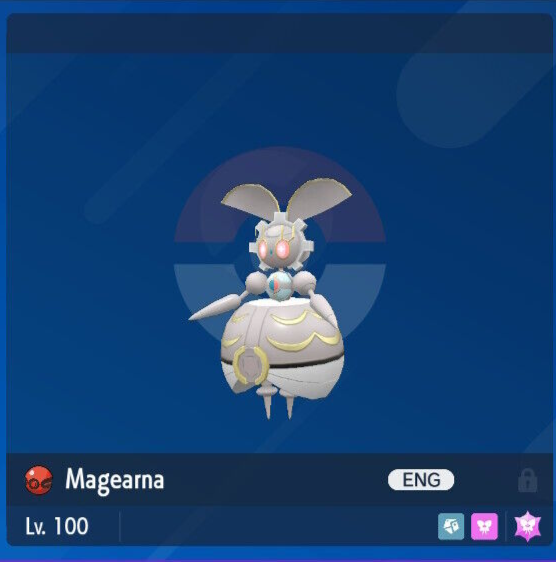 Shiny Magearna Ultra Ball Original Magearna Pokemon Scarlet Violet | eBay