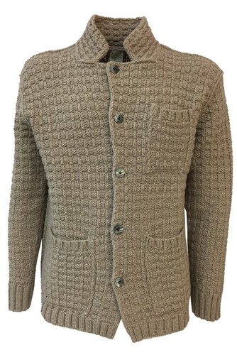 H953 Veste Homme Laine Avec Boutons Beige HS3052 BLAZER WAFFLE Made IN ...