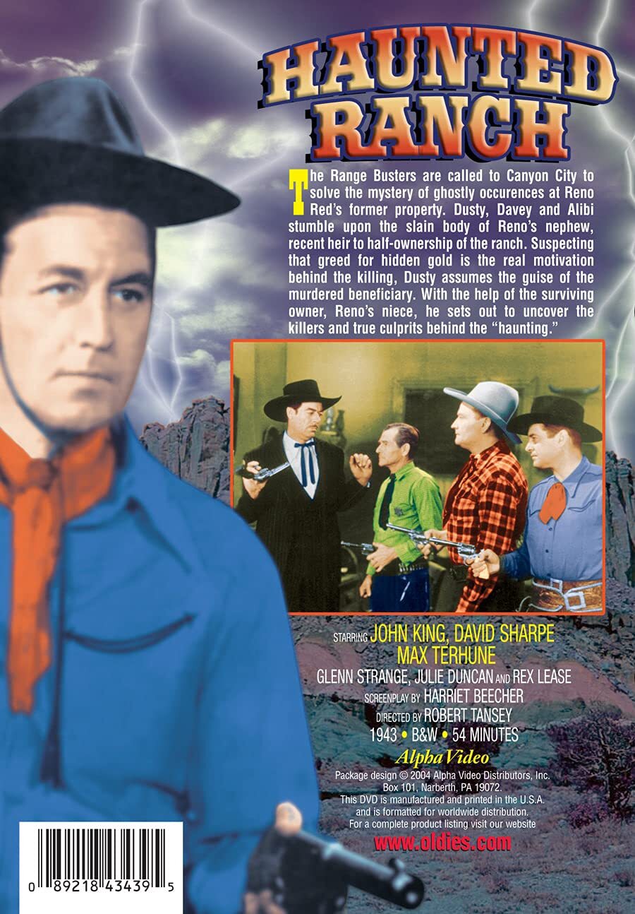 The Range Busters: Haunted Ranch (DVD) Max Terhune David Sharpe Glenn ...