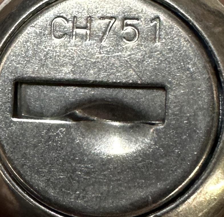 Chrome CH751 Compartment Door Cam Lock 5/8" w/ 2 Keys For RV Camper ...