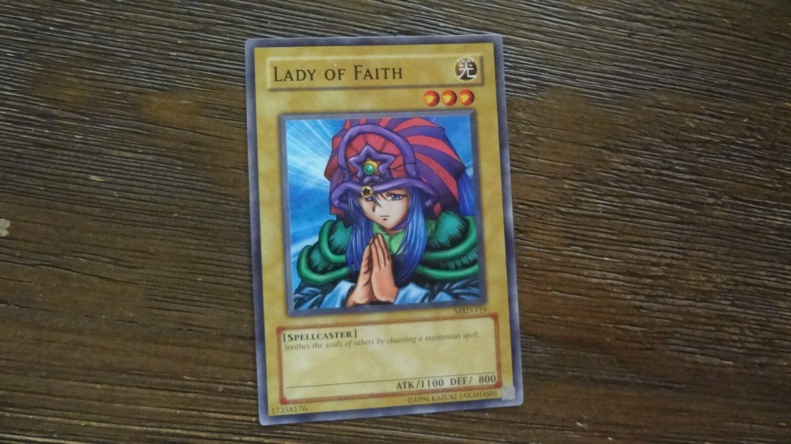 1996 YU GI UH KONAMI KAZUKI TAKAHASHI CARD LADY OF FAITH MRD-119 | eBay