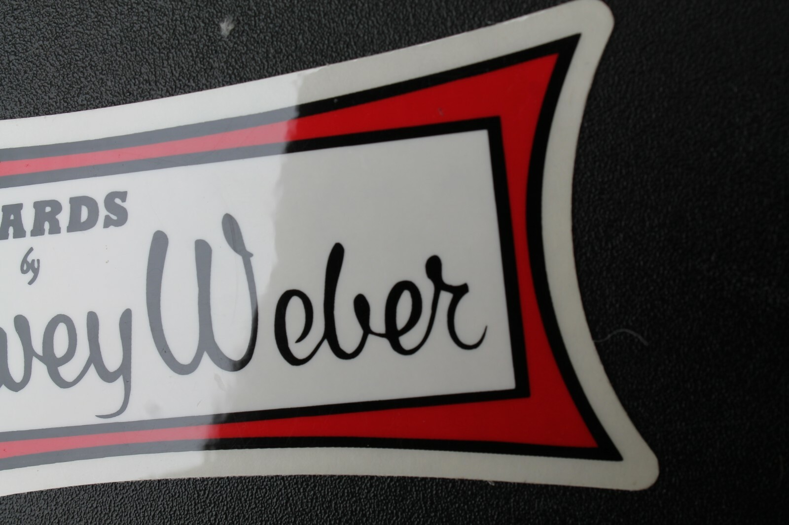 Dewey Weber Surfboards Classic Surf Logo Clear 80's V20b Vintage ...
