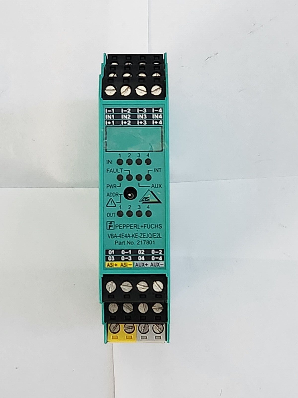 PEPPERL+FUCHS VBA-4E4A-KE-ZEJQ/E2L AS-i Interface Module 217801 | eBay