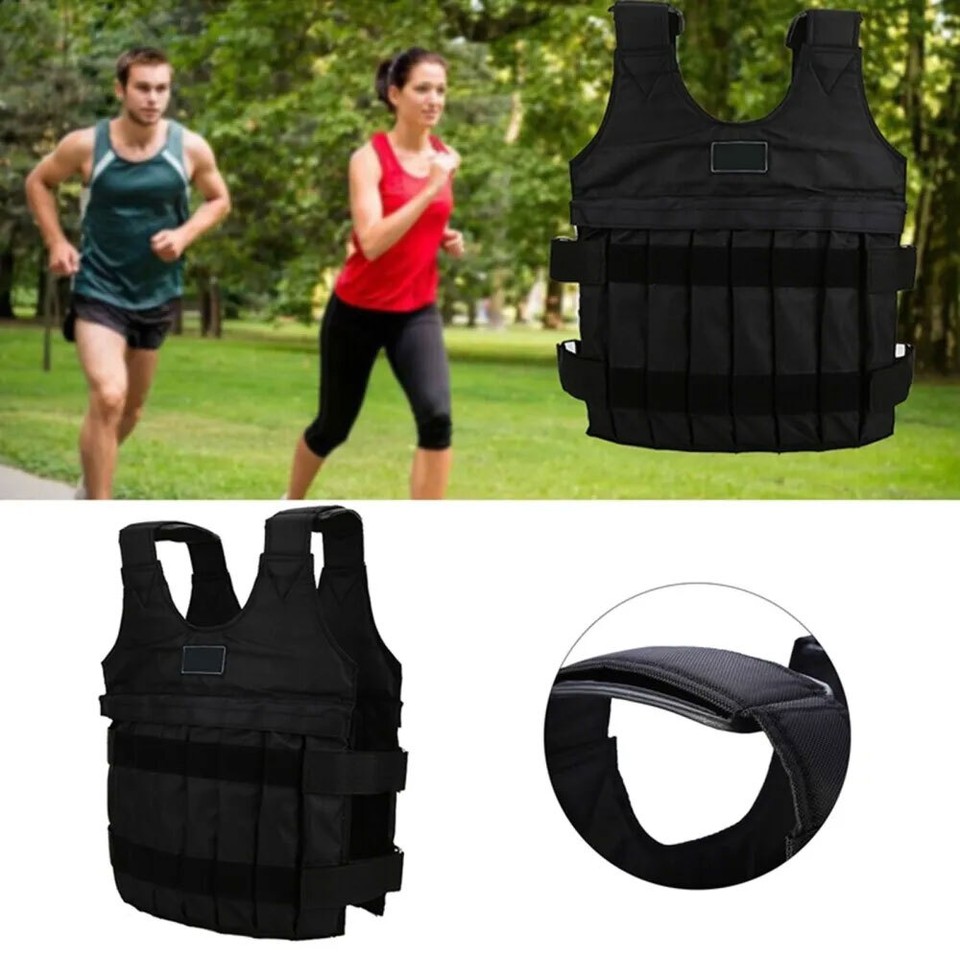 Exercise Training Workout Weighted Vest For Women Men Adjustable Weight ...