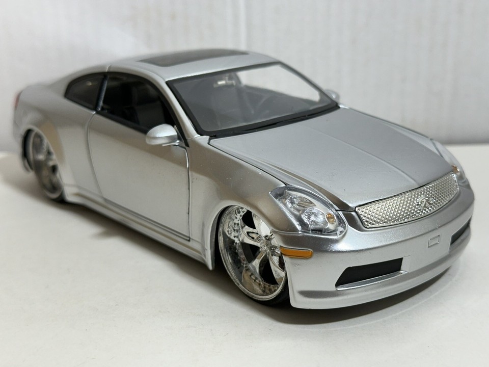 JADA DUB INFINITI G35 PEARL SILVER 1:24 DIECAST MODEL CAR NEW NO BOX | eBay