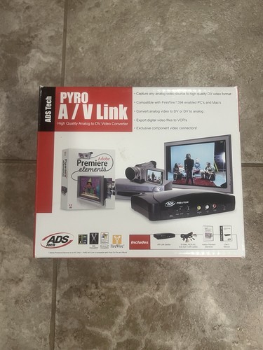 Ads Pyro a/v Link Analog to DV Video Converter API-550 | eBay