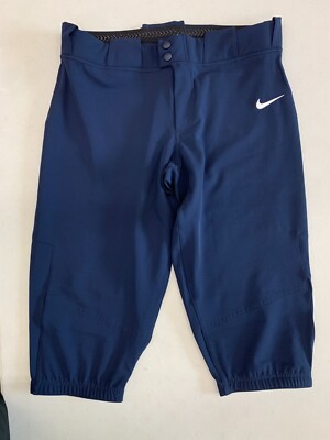 Nike Team 3/4 Softball Game Vapor Prime Pant Women's Large Navy Blue ...