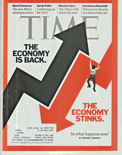 TIME Magazine July 26 2010 The Economy Sarah Palin Electric Cars M.I.A ...