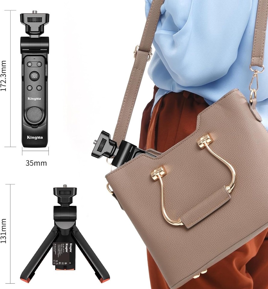 Camera Mini Tripod with Remote Handle Camera Tripods Small Camera ...