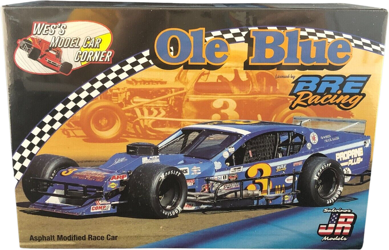Salvinos JR WMCC Ole Blue BRE Racing Modified Race Car Model Kit - Blue ...