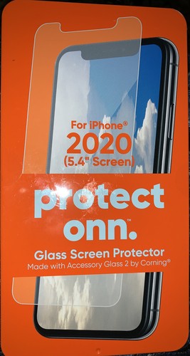 Protect Onn. iPhone glass screen protector Fits 6/6s/7/8/12Mini (2020 ...