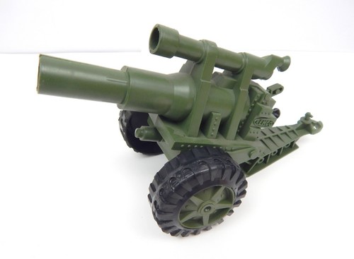 VTG Remco Army Cannon Firing Green Plastic Rolling Wheels Large Size | eBay